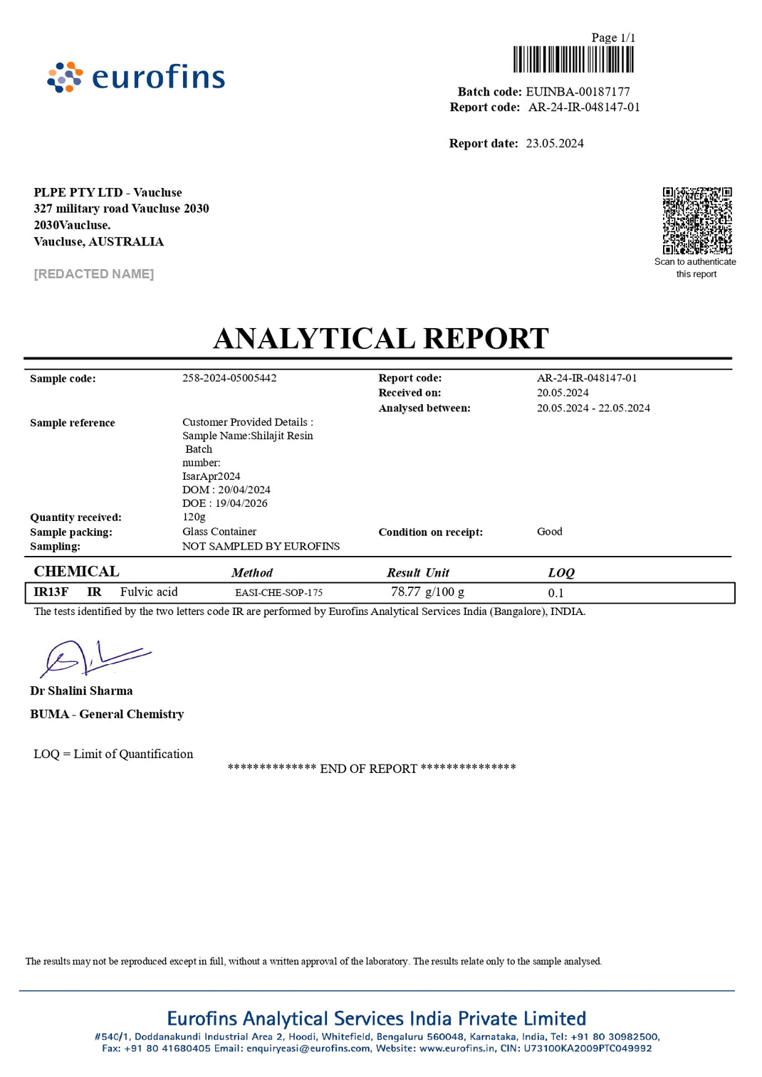 Shilajit Analysis & Lab Tests - NuroJit